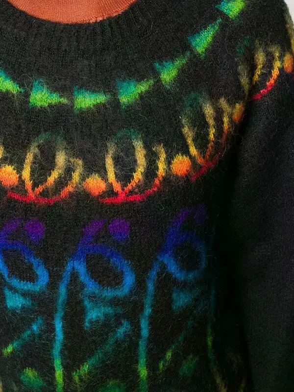 KANSAI YAMAMOTO 1980s Patterned Jumper