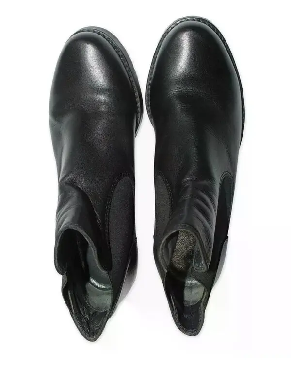 STUART WEITZMAN Leather Elastic-panel Chelsea Boots