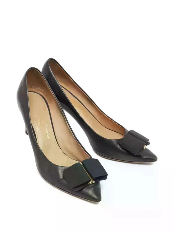 FERRAGAMO 80mm Vara Bow Pumps