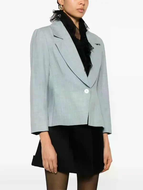 Givenchy 1990s Check-pattern Blazer