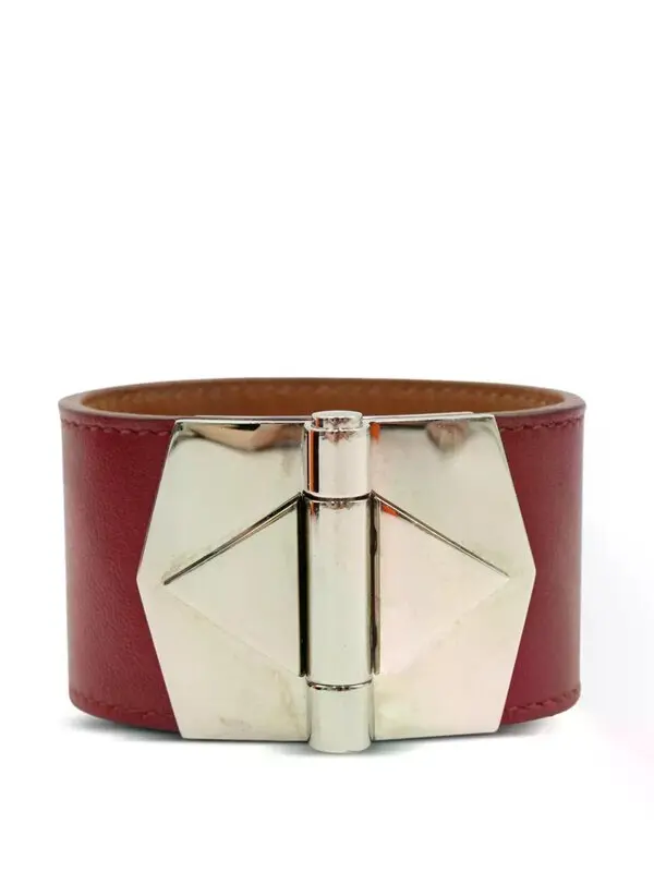 Hermès Bérénice Cuir Bracelet - Red