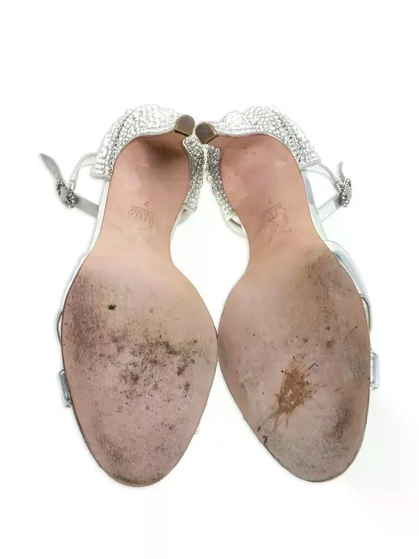 GINA 2024 110mm Crystal-embellished Sandals