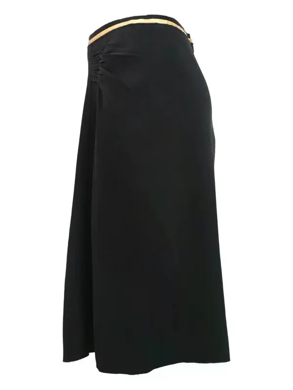 Prada Scrunch-detail Midi Skirt