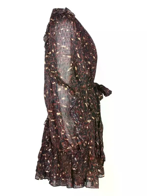 Ulla Johnson Printed Ruffle Mini Dress