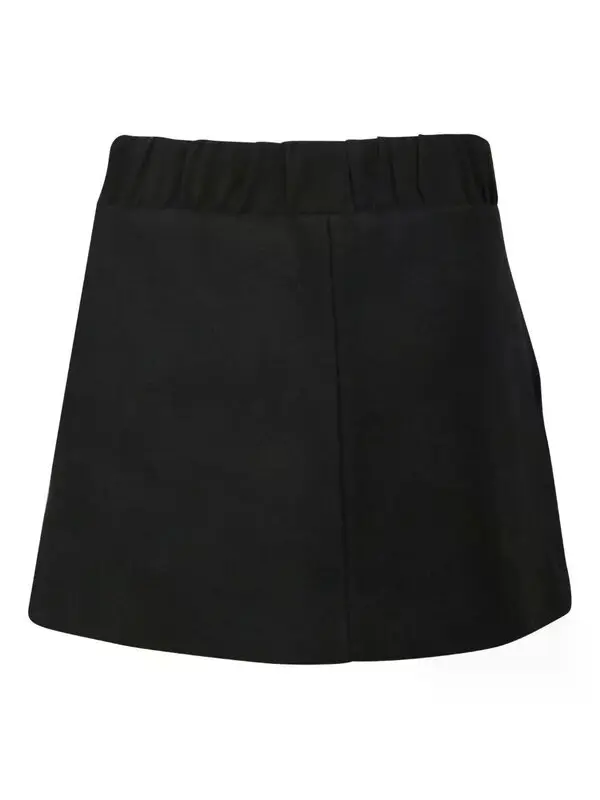 Neil Barrett Gartered Waist A-line Skirt