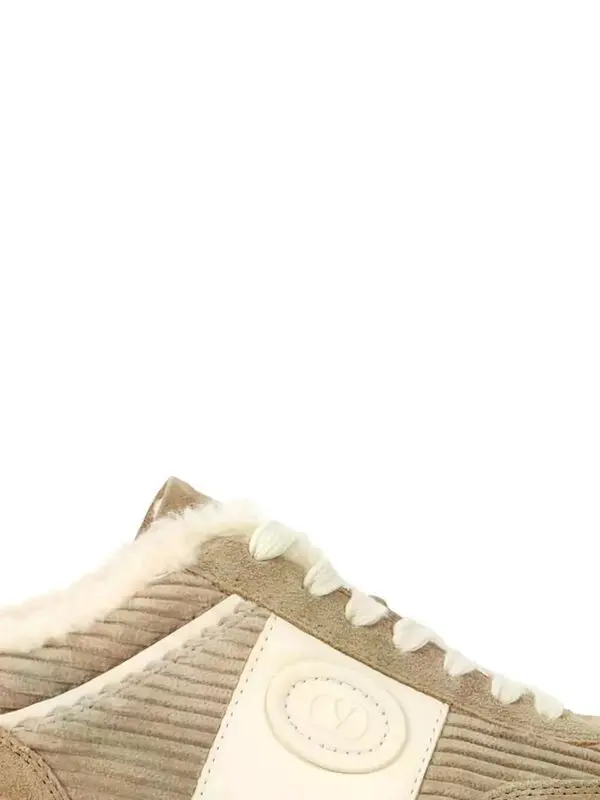 Valentino Garavani Ribbed Lace-up Sneakers