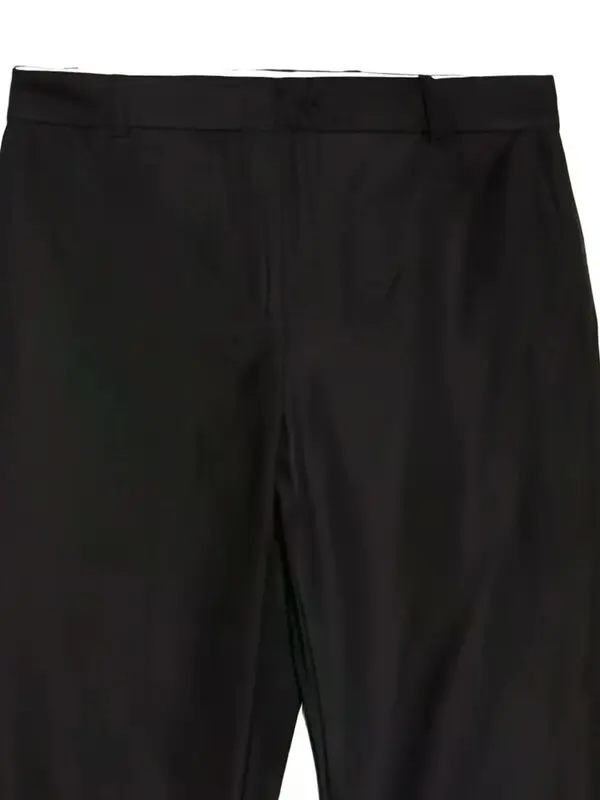JOSEPH Wool Straight-leg Trousers - Black
