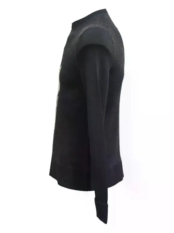 Neil Barrett Camo Lightning-bolt Sweater