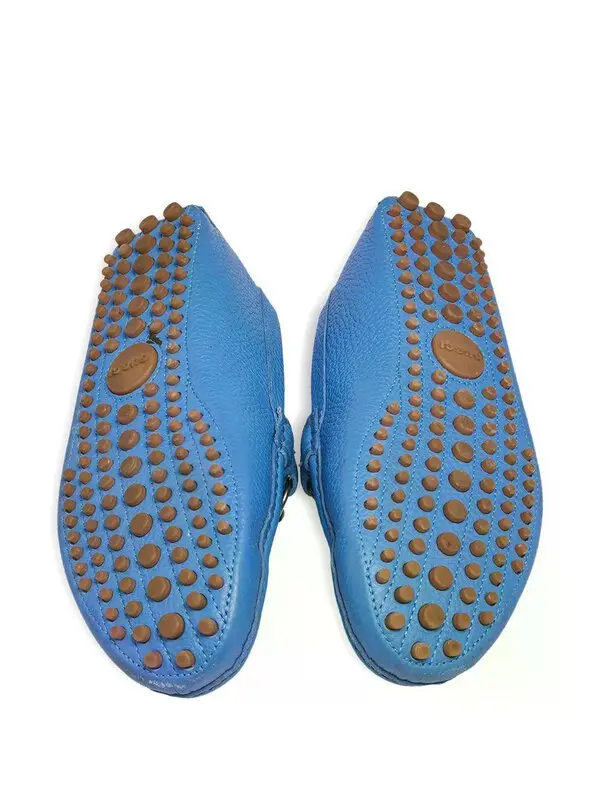 Gucci Horsebit Leather Loafers - Blue