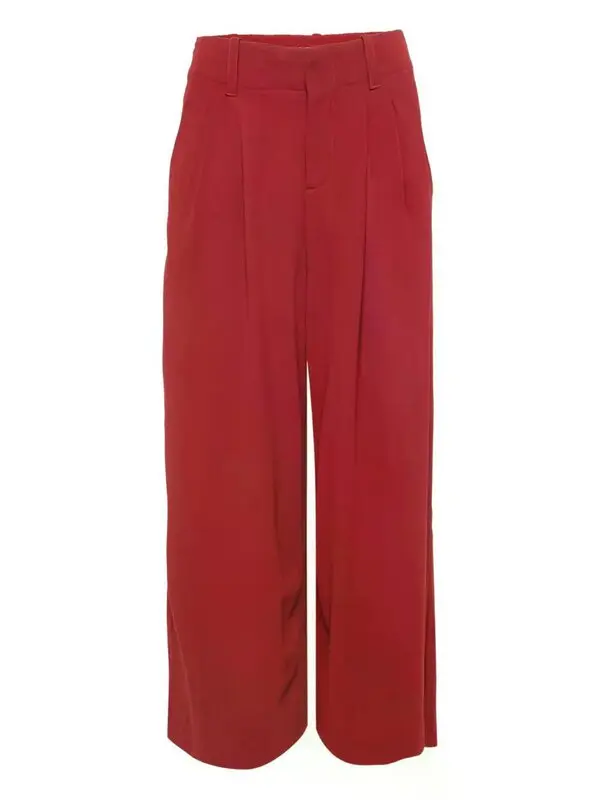 Alice + Olivia Pleated Wide-leg Trousers