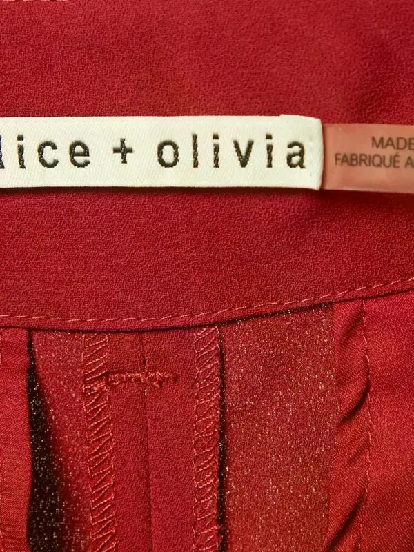 Alice + Olivia Pleated Wide-leg Trousers