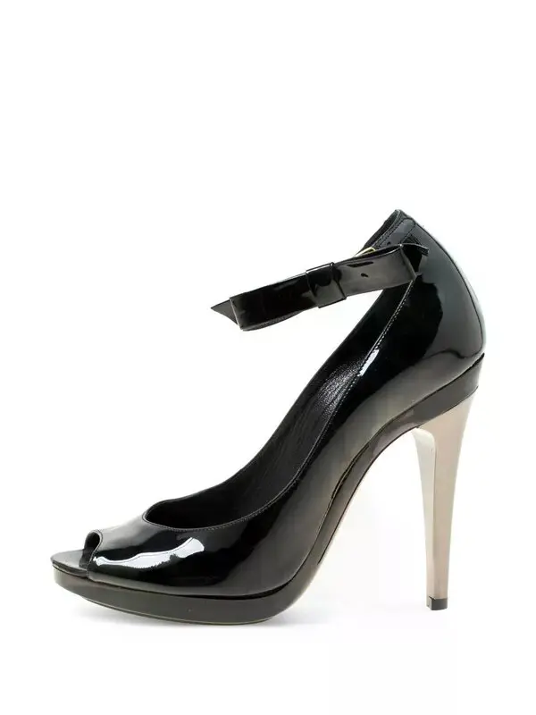 Chloé 120mm Bow-detail Patent-leather Pumps