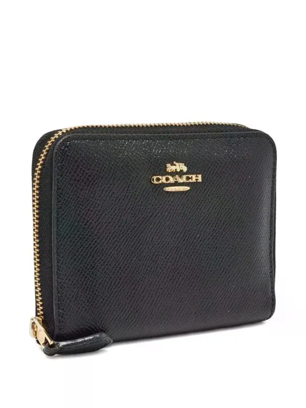 COACH VINTAGE Pre-owned Leather Zip Wallet
