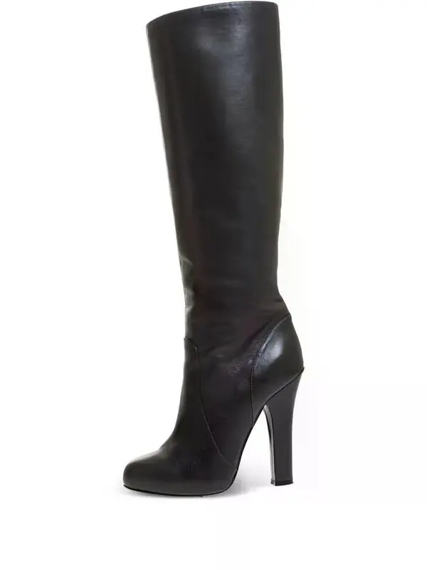 Dolce & Gabbana 120mm Leather Knee-high Boots