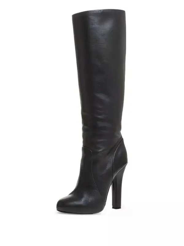 Dolce & Gabbana 120mm Leather Knee-high Boots