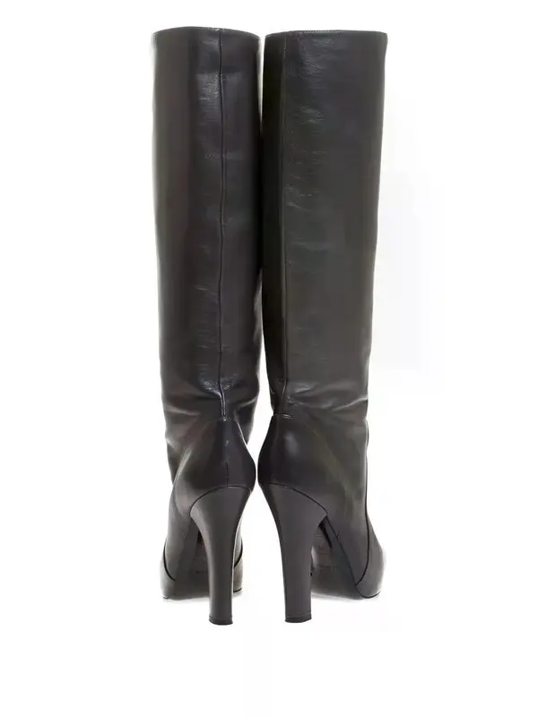 Dolce & Gabbana 120mm Leather Knee-high Boots