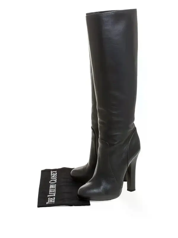 Dolce & Gabbana 120mm Leather Knee-high Boots