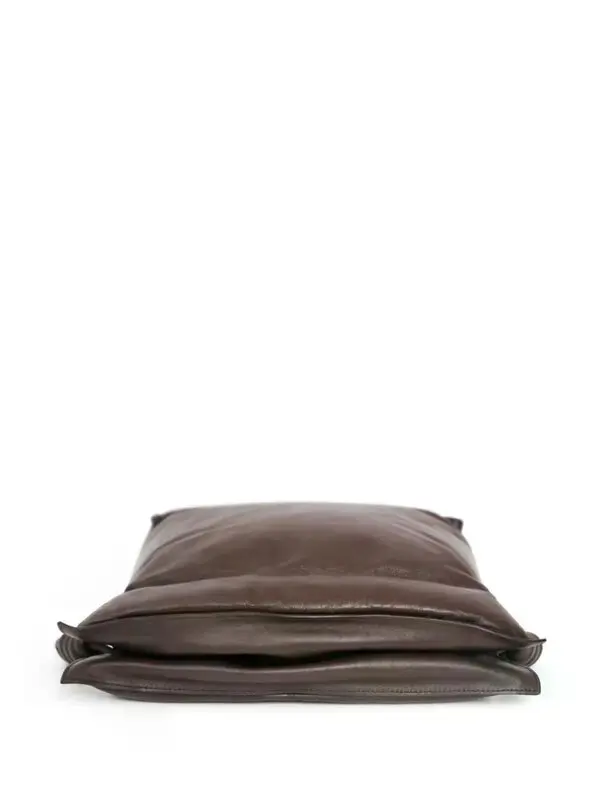 Loewe Flamenco Leather Clutch Bag - Brown