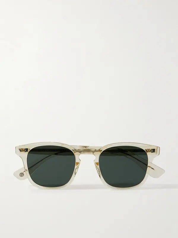 Garrett Leight Ace Ii D-frame Sunglasses - Neutrals