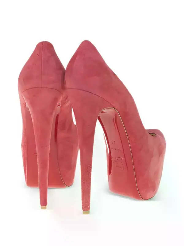 CHRISTIAN LOUBOUTIN 160mm Daffodil Suede Pumps - Pink
