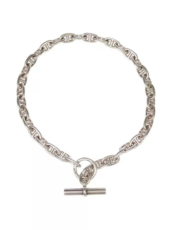 Hermès 1990-2000s Chaine D'ancre Necklace - Silver