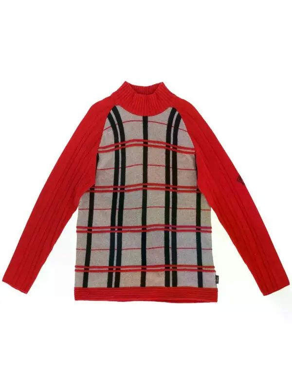 Versace 2000s Checked Jumper