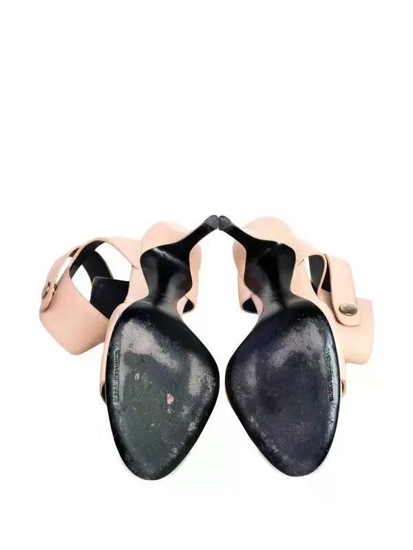 ALEXANDER WANG 100mm Leather Ankle-cuff Sandals