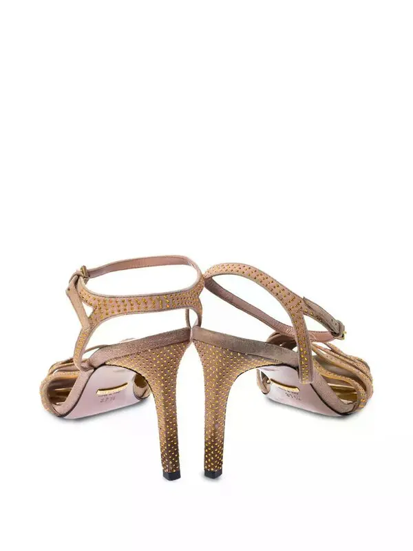 Gucci 85mm Rhinestone-embellished Sandals