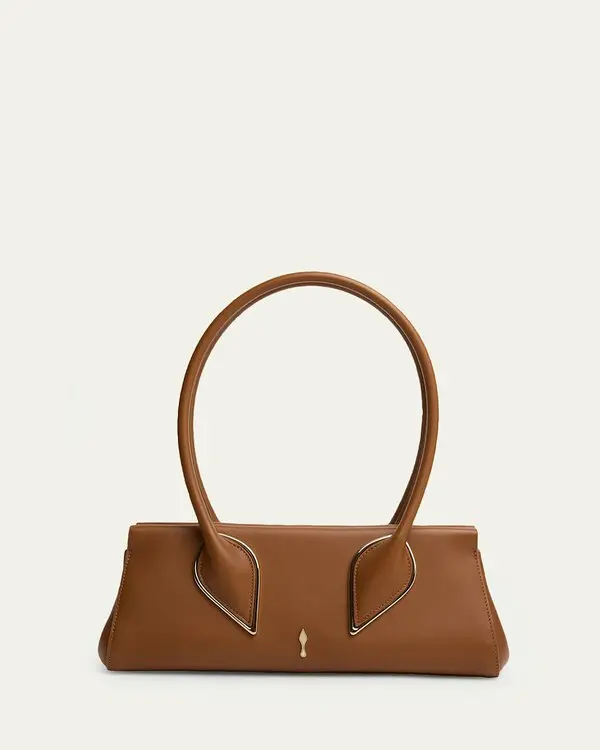 CHRISTIAN LOUBOUTIN Venus Baguette Shoulder Bag - Cuoio