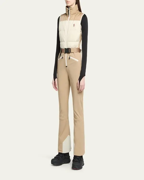 Moncler Color-block Down Ski Suit