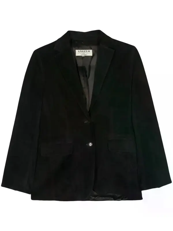 A.N.G.E.L.O. VINTAGE CULT 2000s Suede Single-breasted Blazer