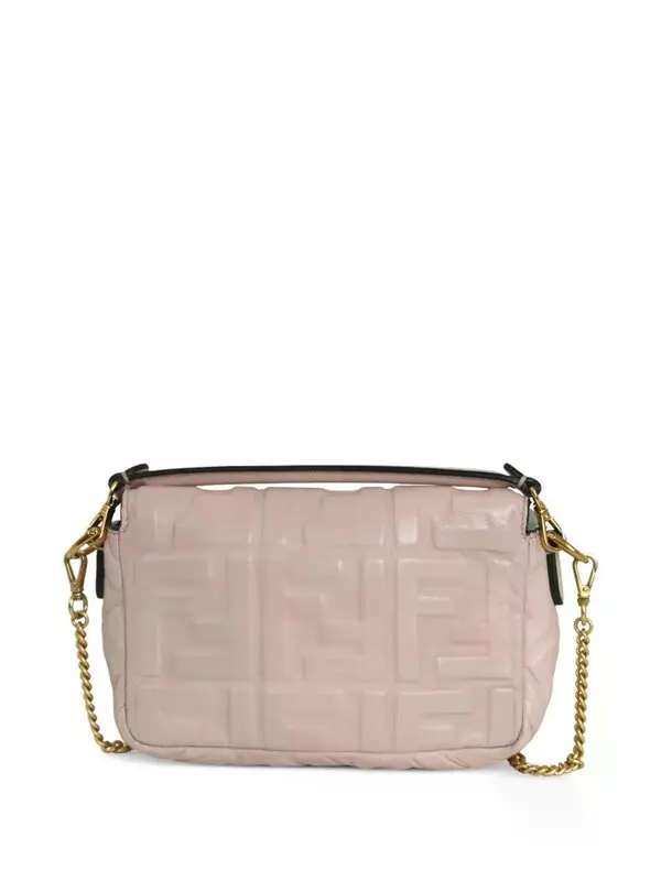 Fendi Ff-debossed Baguette Two-way Bag