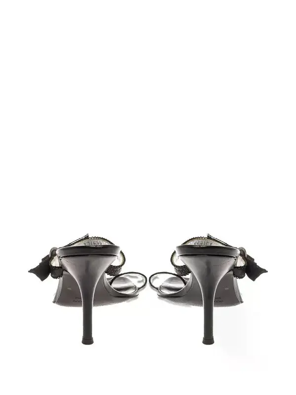 Roberto Cavalli Leather High Heel Toe-ring Sandals