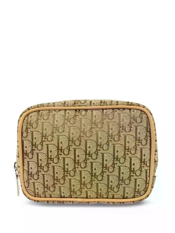 Dior 1990-2000s Mini Trotter Pouch - Neutrals