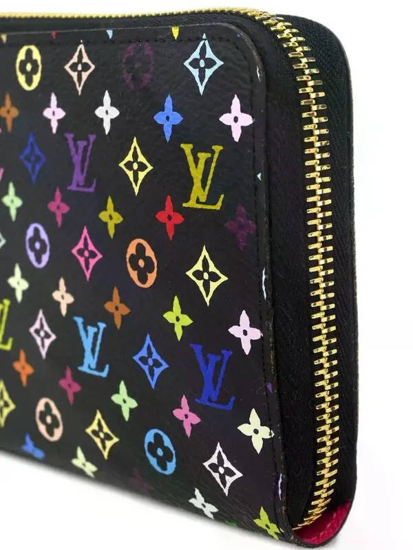 LOUIS VUITTON Logo Print Wallet - Black