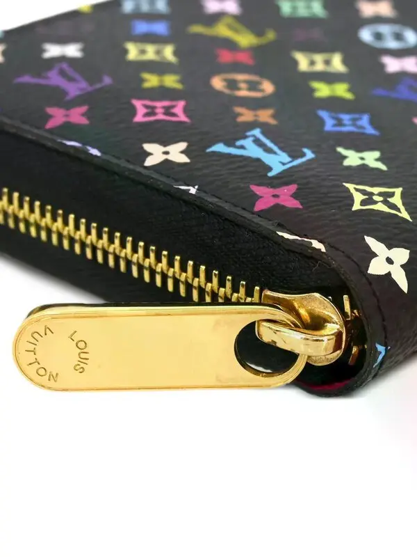 LOUIS VUITTON Logo Print Wallet - Black