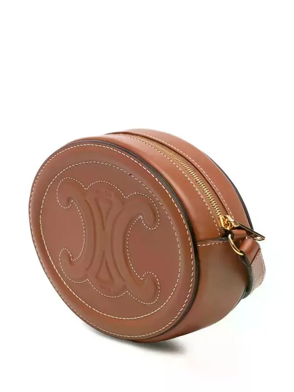 Celine Cuir Triomphe Oval Crossbody Bag - Brown