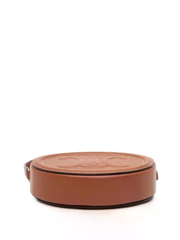 Celine Cuir Triomphe Oval Crossbody Bag - Brown