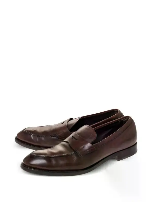 TOD'S Leather Penny Slot Loafers