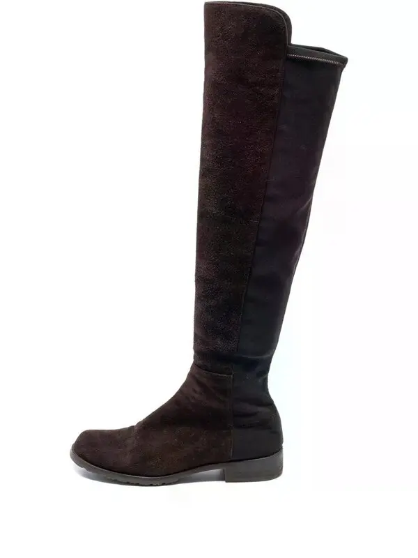 STUART WEITZMAN Suede Knee-high Boots - Brown