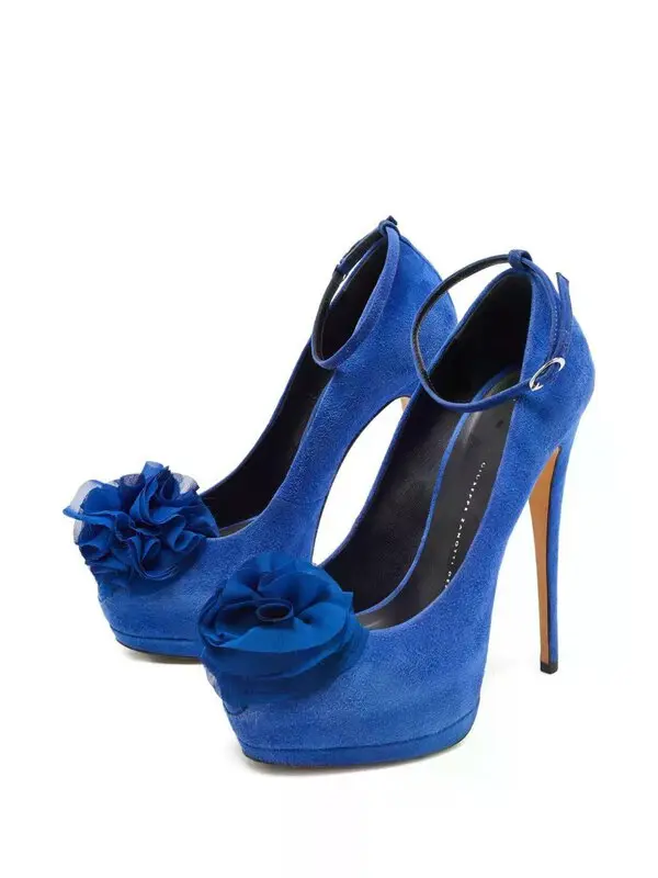 GIUSEPPE ZANOTTI Suede Platform Pumps