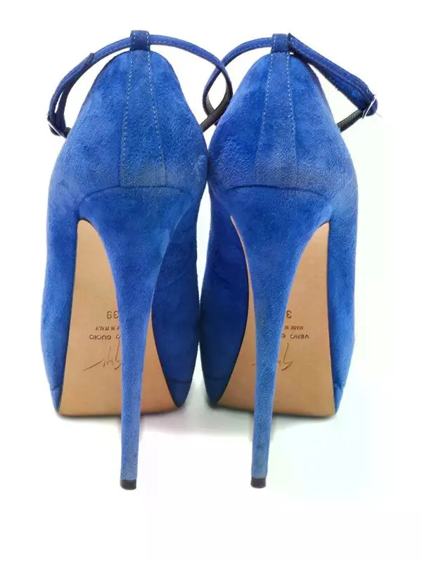 GIUSEPPE ZANOTTI Suede Platform Pumps