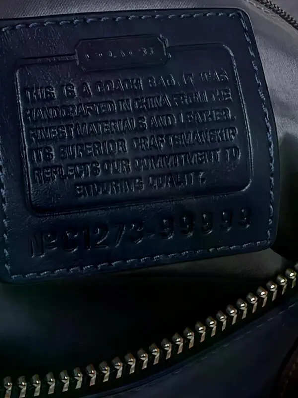 COACH VINTAGE Leather Tote Bag
