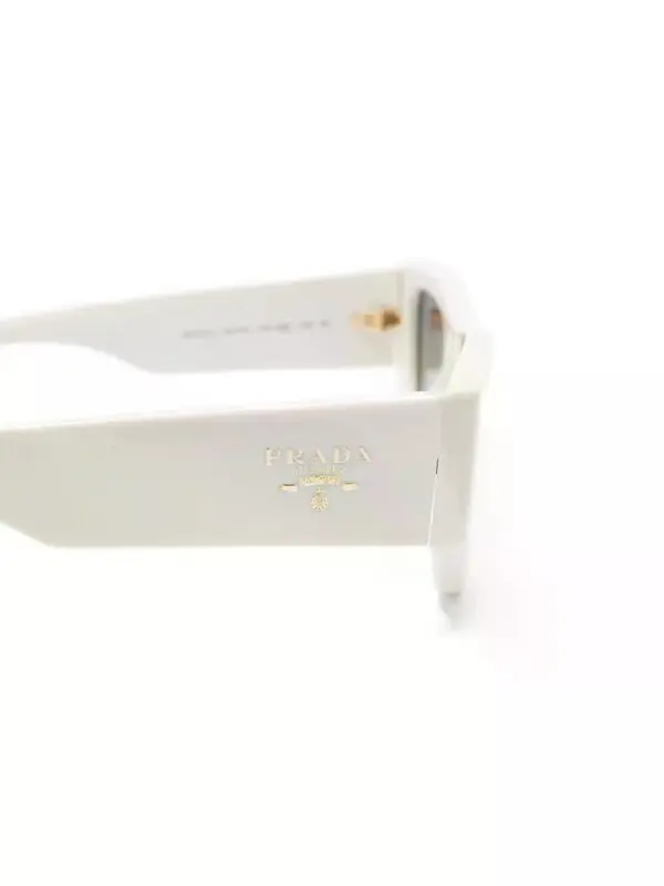 Prada Rectangle-frame Sunglasses - White