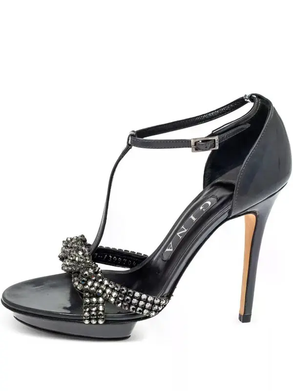 GINA 115mm T-strap Sandals