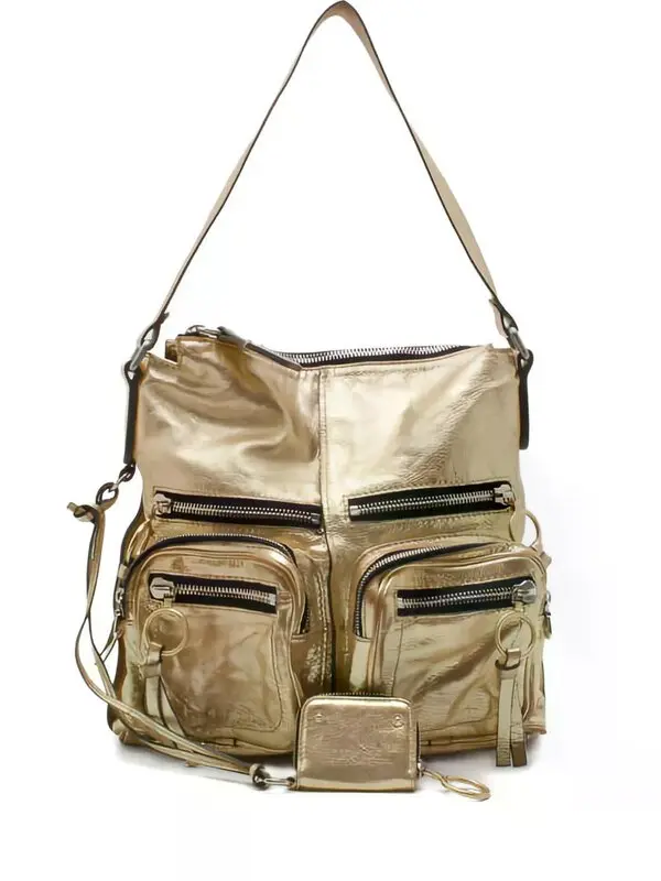 Chloé Metallic Leather Shoulder Bag - Gold