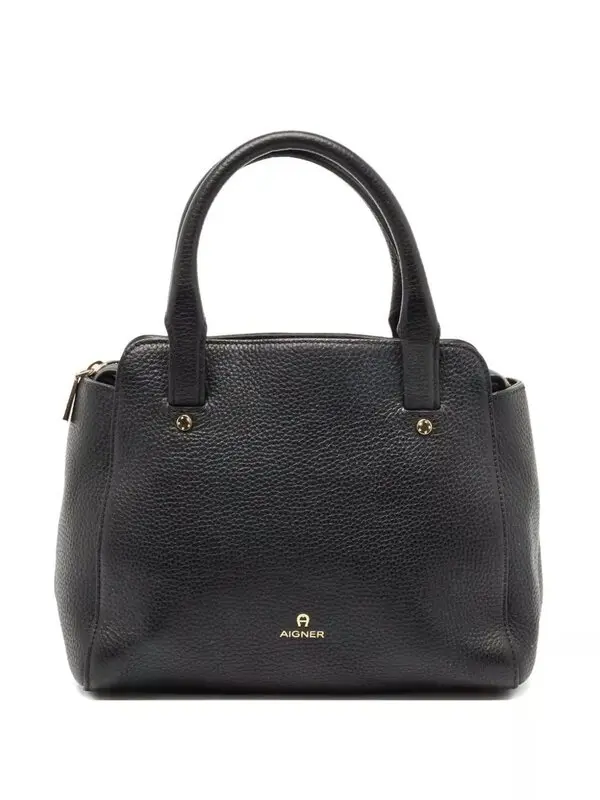 AIGNER Leather Tote Bag