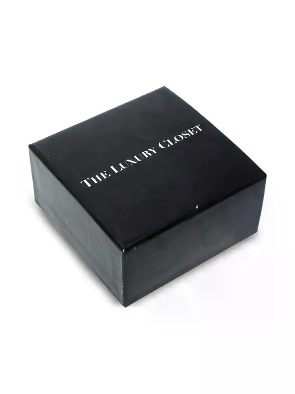 Carolina Herrera Enamel Logo Band Ring