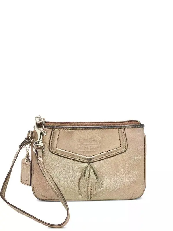 COACH VINTAGE Metallic Leather Clutch