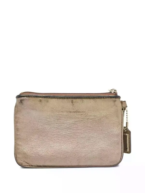 COACH VINTAGE Metallic Leather Clutch